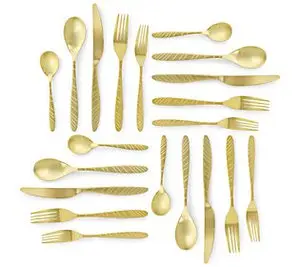 MEGACHEF La Vague 20 Pc Flatware Set