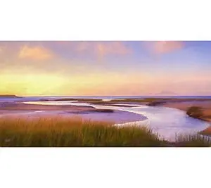 WEST OF THE WIND Breaking Dawn Outdoor Canvas Art 48x24 - One-color