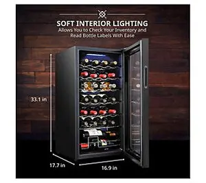 IVATION 28-bottle Wine Cooler W/lock
