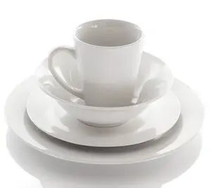 ELAMA Marshall 16-piece Porcelain Dinnerware Se T