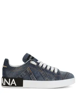 Dolce & Gabbana Portofino Leather Sneakers