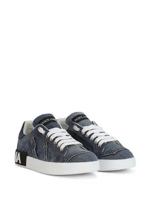 Dolce & Gabbana Portofino Leather Sneakers