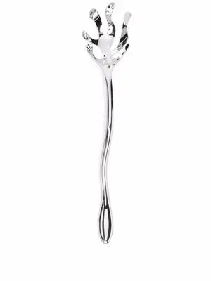ALESSI Mediterraneo Spaghetti Serving Spoon - Silver