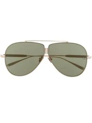 Valentino Garavani Rockstud Aviator Sunglasses - Gold