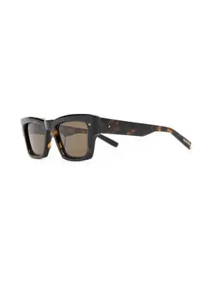 Valentino Garavani Rockstud Square-frame Sunglasses - Brown
