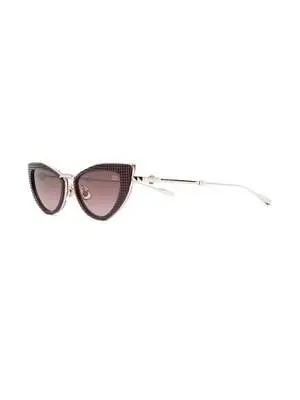 Valentino Garavani Rockstud Cat-eye Sunglasses - Gold