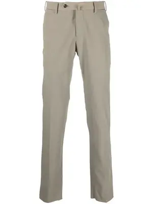 PT TORINO Straight-leg Trousers With Pull-tab Detail