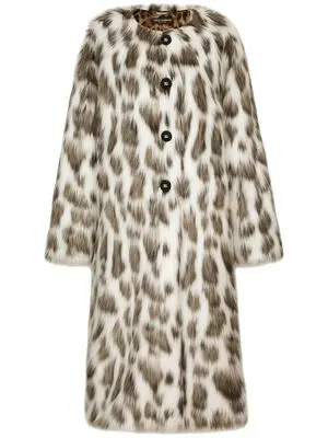 Dolce & Gabbana Faux Fur Coats For Women