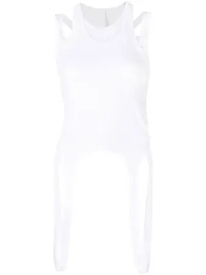 DION LEE Double-loop Detail Tank Top