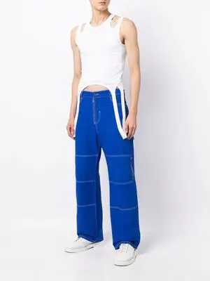 DION LEE Double-loop Detail Tank Top