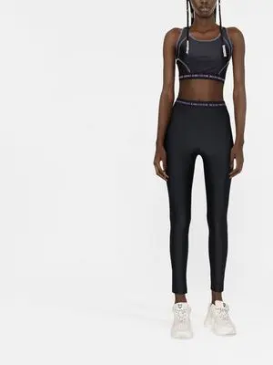 Versace Logo-band Crop Top