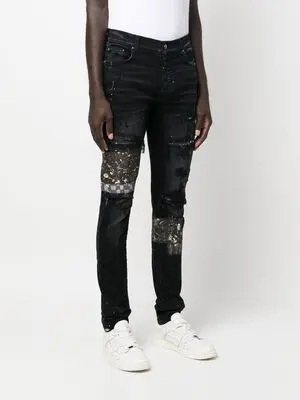Amiri Distressed Skinny-cut Jeans