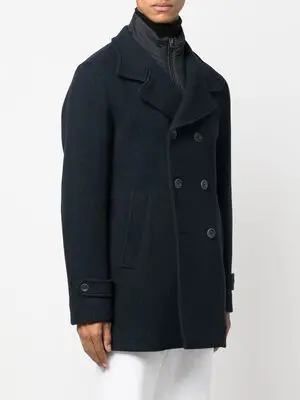 Herno Double-breasted Wool Coat