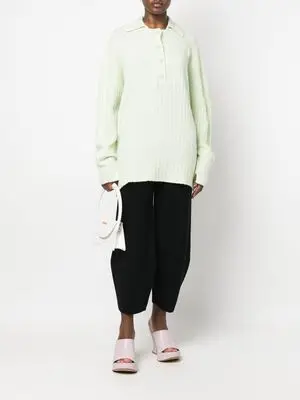 RUS Ribbed Knitted Polo Shirt