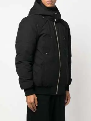 Moose Knuckles Ballistic Bomber Jacket - Black