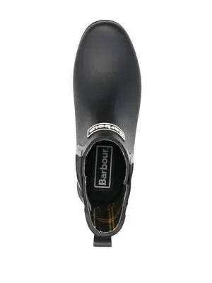 Barbour Logo-patch Ankle Boots - Black