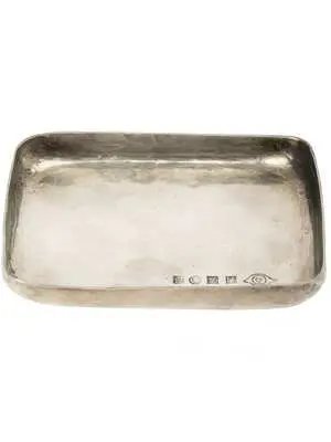 Werkstatt:München Sterling Silver Tray (11cm X 7.7cm) Grey