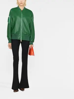 BLANCA VITA Zip-fastening Bomber Jacket