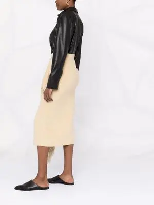 Nanushka Vegan Leather Long-sleeve Shirt
