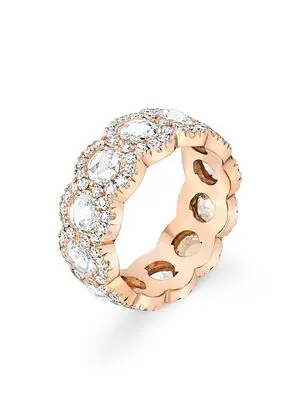DAVID MORRIS 18kt Rose Gold Diamond Eternity Ring