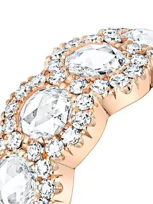DAVID MORRIS 18kt Rose Gold Diamond Eternity Ring