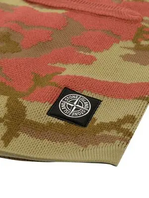 Stone Island Camouflage-intarsia Balaclava
