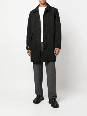 Stone Island Logo-patch Coat