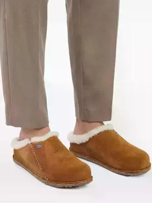 BIRKENSTOCK Zermatt Premium Slippers - Brown