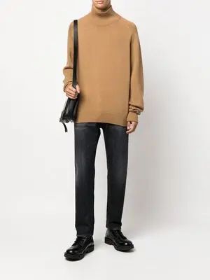 DONDUP Low-rise Straight-leg Jeans - Black