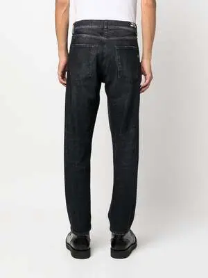 DONDUP Low-rise Straight-leg Jeans - Black