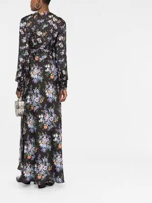 Rabanne Floral Print Maxi Dress