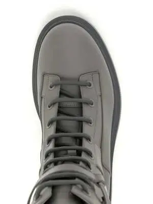 Bally Gioele Leather Boots - Grey
