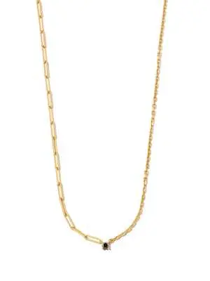 Yvonne Léon 18kt Yellow Mixed Chain Diamond Necklace - Gold