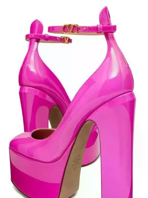 Valentino Garavani 155mm Tan-go Platform Pumps - Pink