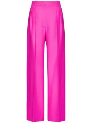 Valentino Garavani Crepe Couture Wide-leg Trousers