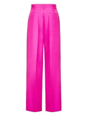 Valentino Garavani Crepe Couture Wide-leg Trousers