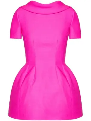 Valentino Garavani Crepe Couture Bow-detail Short Dress
