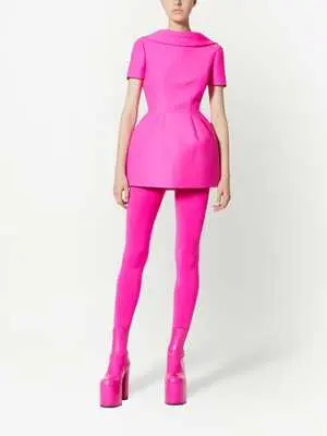 Valentino Garavani Crepe Couture Bow-detail Short Dress