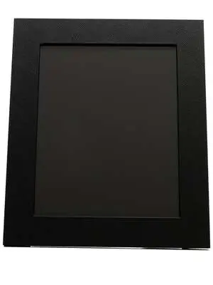 Smythson Leather Photo Frame - Black