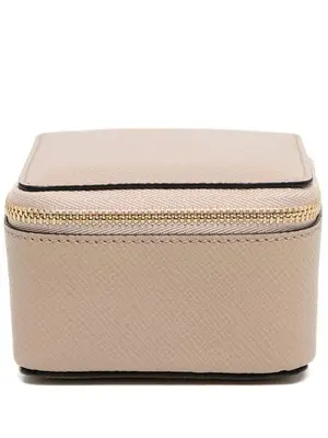 Smythson Logo-stamp Zip Box