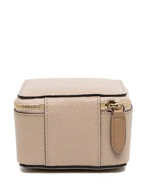 Smythson Logo-stamp Zip Box