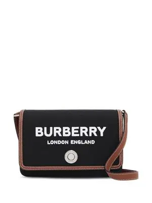 Burberry Small Logo-print Crossbody Bag - Black