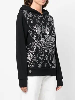 Philipp Plein Sequin-embellished Hoodie