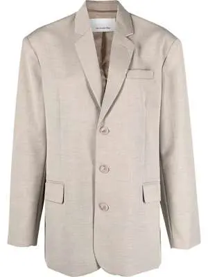 THE FRANKIE SHOP Gelso Oversized Blazer - Neutrals