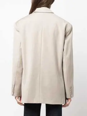 THE FRANKIE SHOP Gelso Oversized Blazer - Neutrals