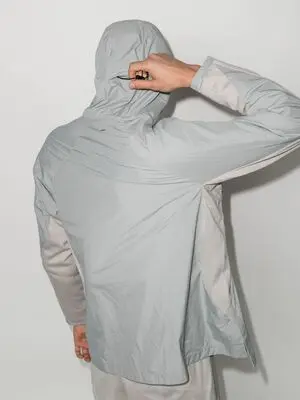 BYBORRE Panelled Hooded Windbreaker