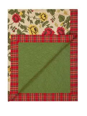 Gucci Floral-print Quilted Blanket