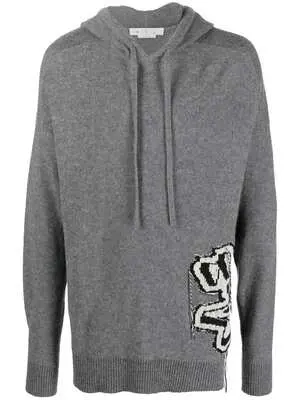 Off-White Intarsia-knit Hoodie