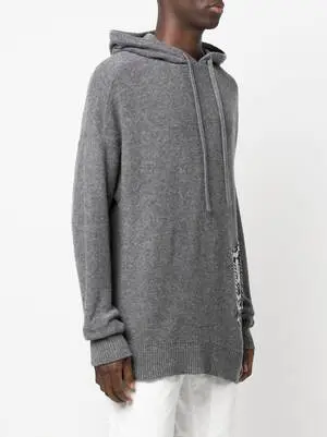 Off-White Intarsia-knit Hoodie