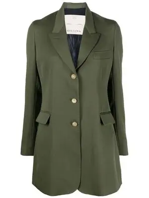 Giuliva Heritage The Karen Single-breasted Blazer - Green